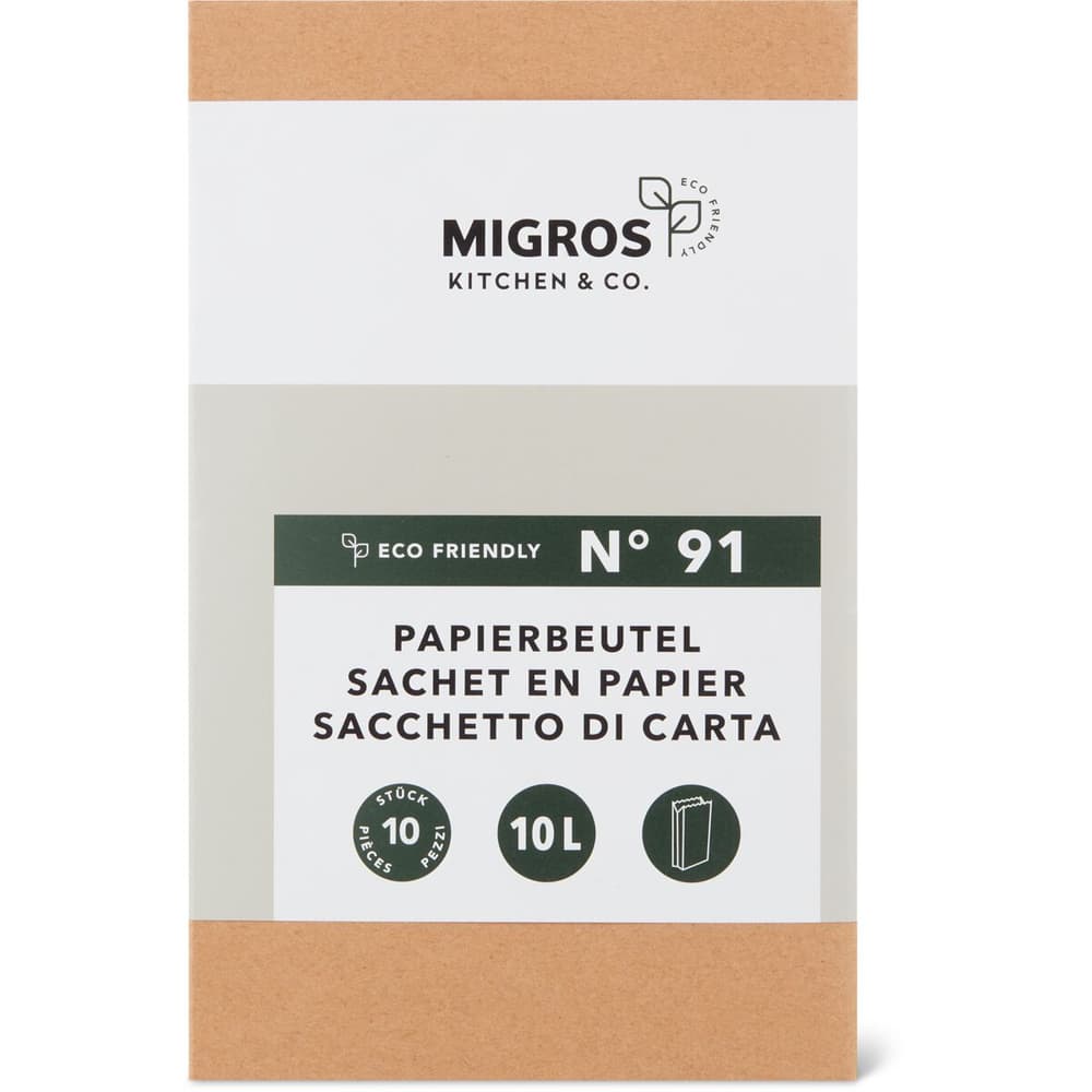 N°91 Kitchen & Co. Sachets en papier • Migros