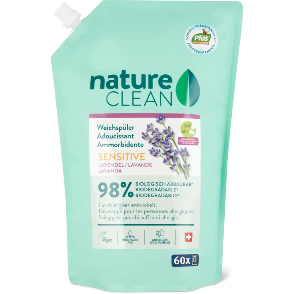 Nature Clean · Adoucissant · 60 lavages, lavande • Migros