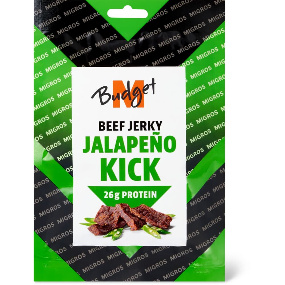 M-Budget · M-Budget Beef Jerky Jalapeño • Migros