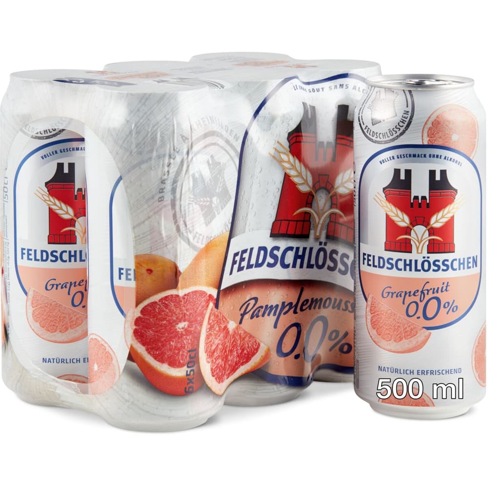 Feldschlösschen Grapefruit · Flavoured beer · alcohol free - 0.0% ...
