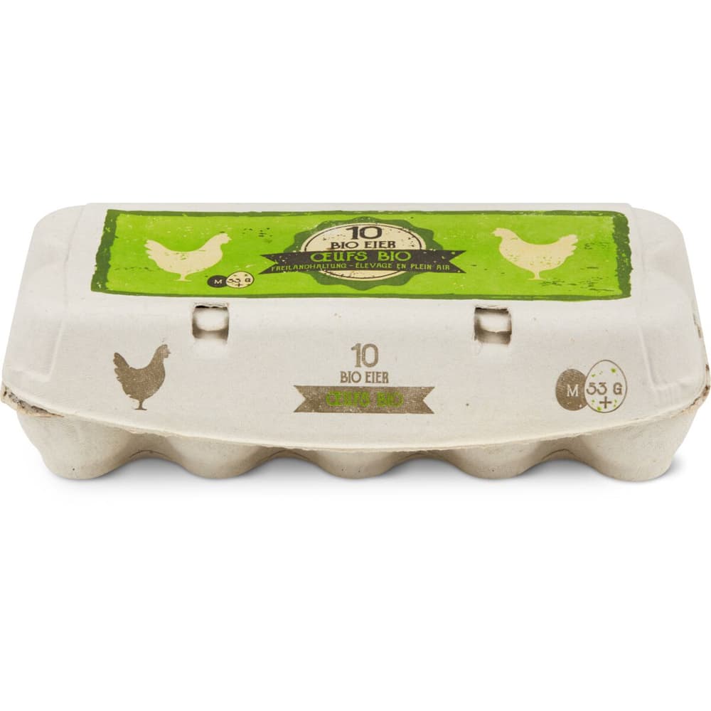 Migros Bio Eier Imp. Freiland 53g+ • Migros