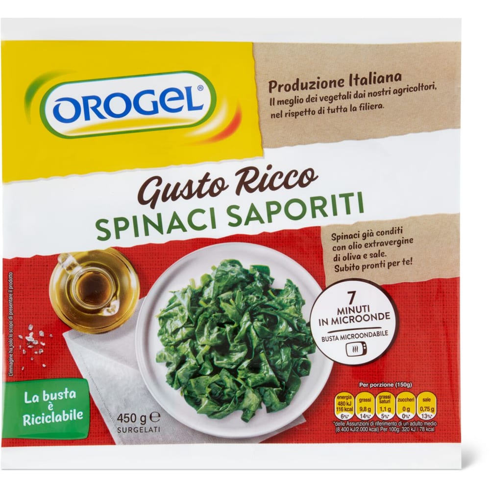 Spinaci saporiti Orogel • Migros