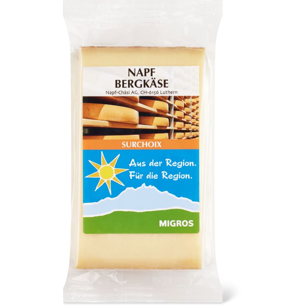 Fromage de montagne de Napf Surchoix «De la région.» • Migros