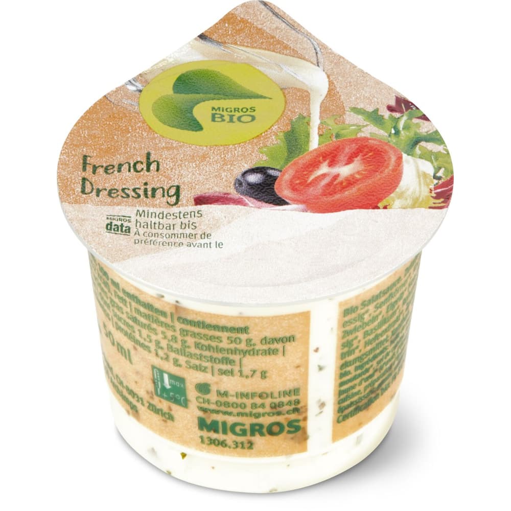 Migros Bio · Sauce à salade French Dressing Bio, 50 ml • Migros