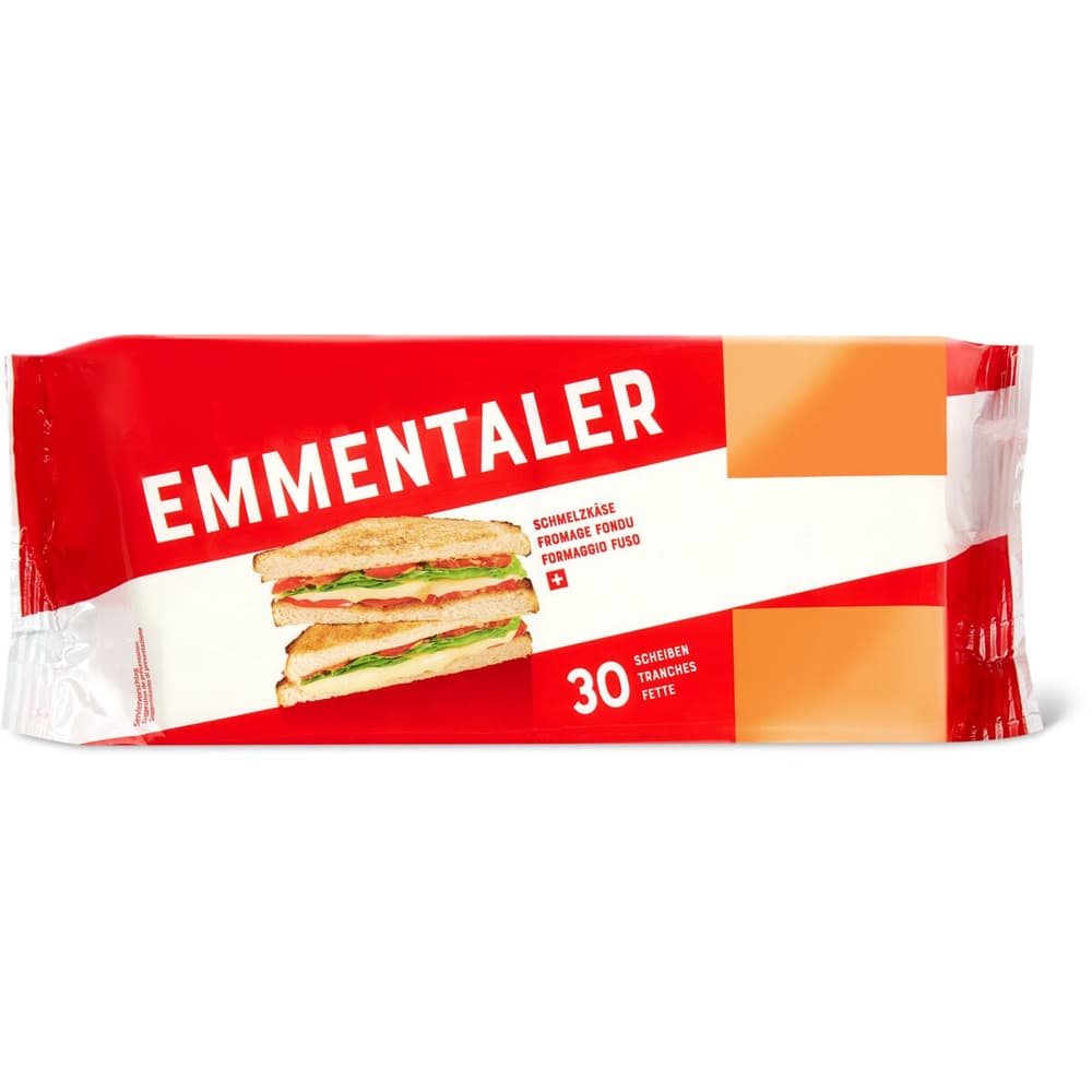 Emmentaler · Melted cheese · 30 slices • Migros