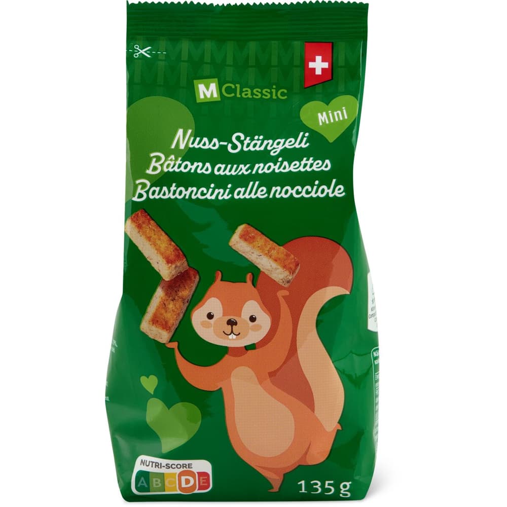 mini hazelnut sticks • Migros