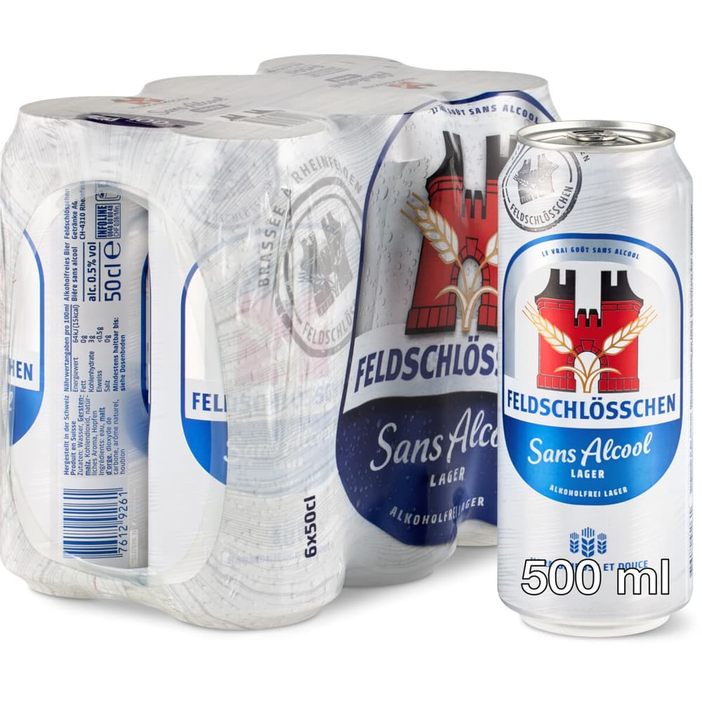 Feldschlösschen Alkoholfrei Lager · alcohol-free beer · non-alcoholic ...