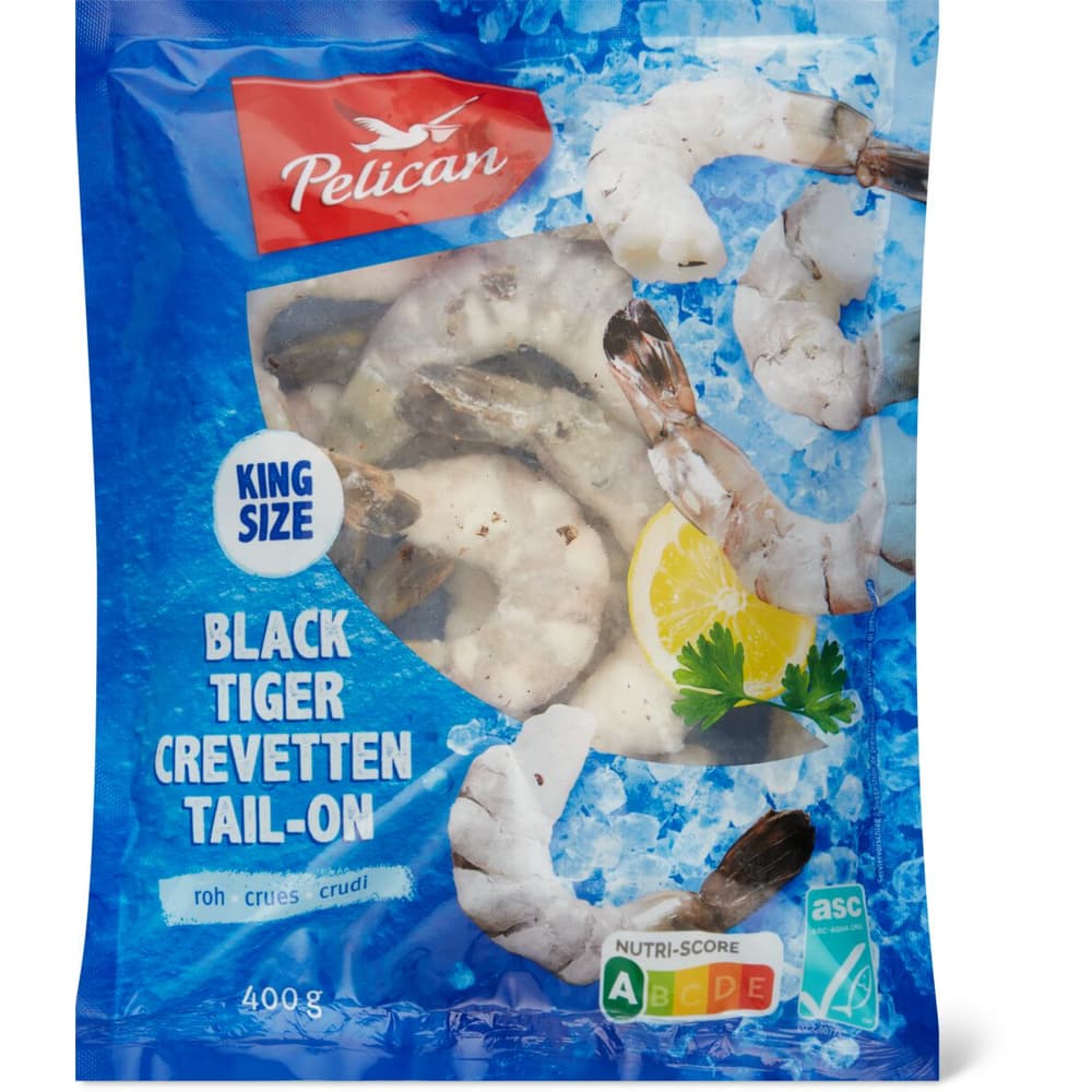 Pelican ASC Bl.Tiger Crevetten roh • Migros