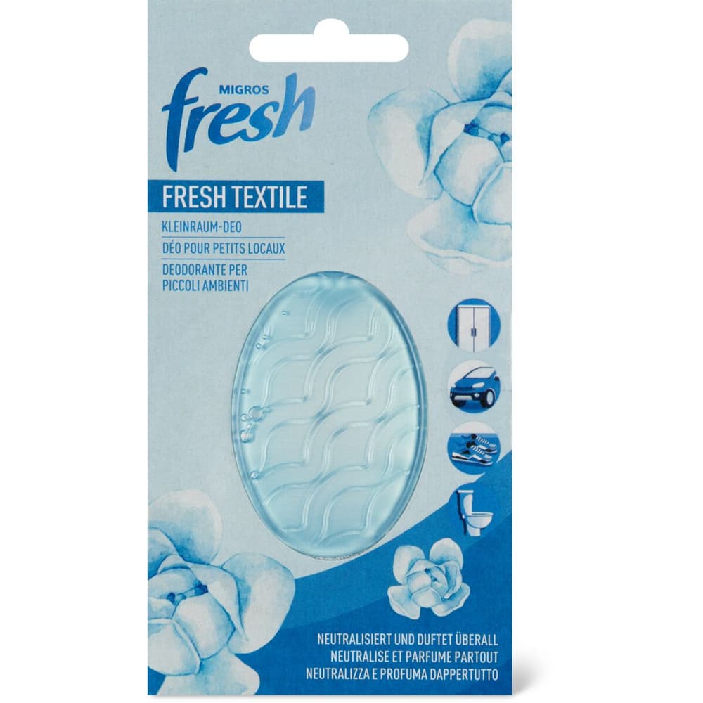 Migros Fresh · Lufterfrischer für kleine Räume · Fresh Textile • Migros