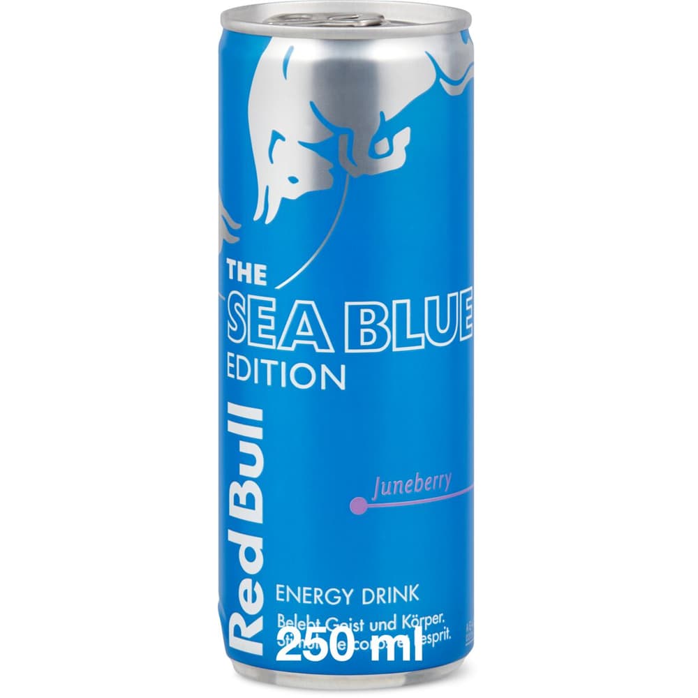 Red Bull · Sea Blue Edition · Juneberry • Migros