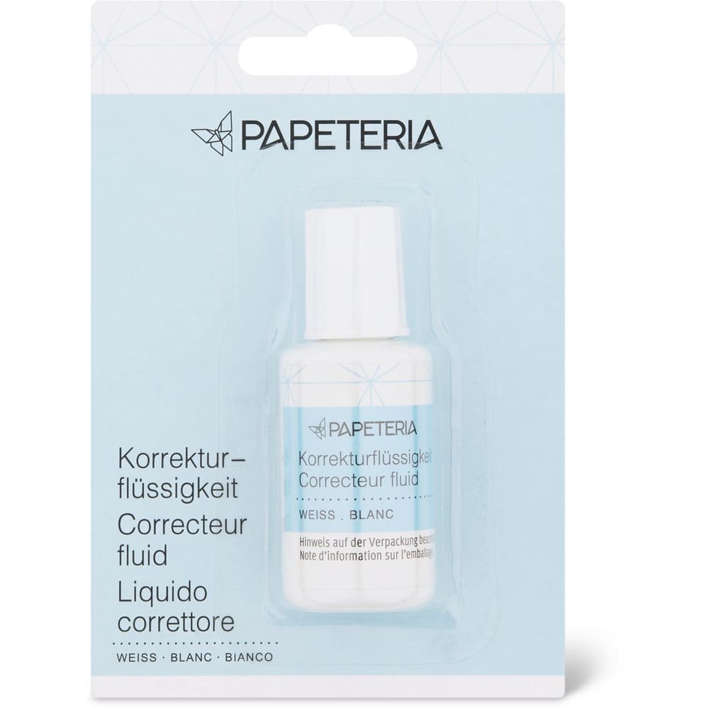 Papeteria · Correction fluid · White • Migros Online