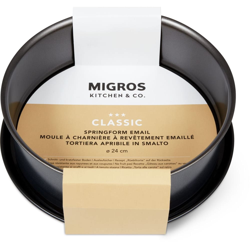MIGROS KITCHEN & CO. · Springform 24cm Email • Migros