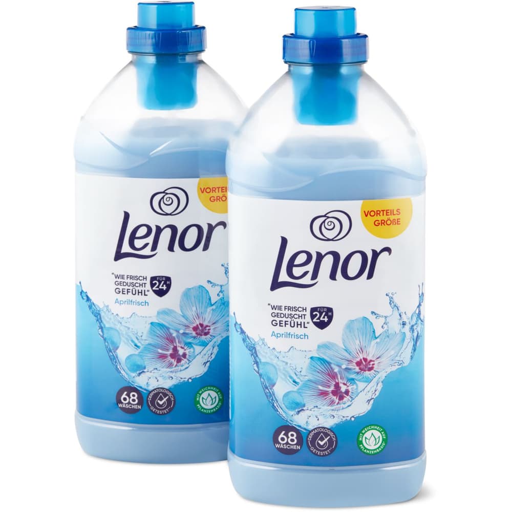 Lenor · Fabric softener · 2 x 68 wash cycles, April fresh • Migros
