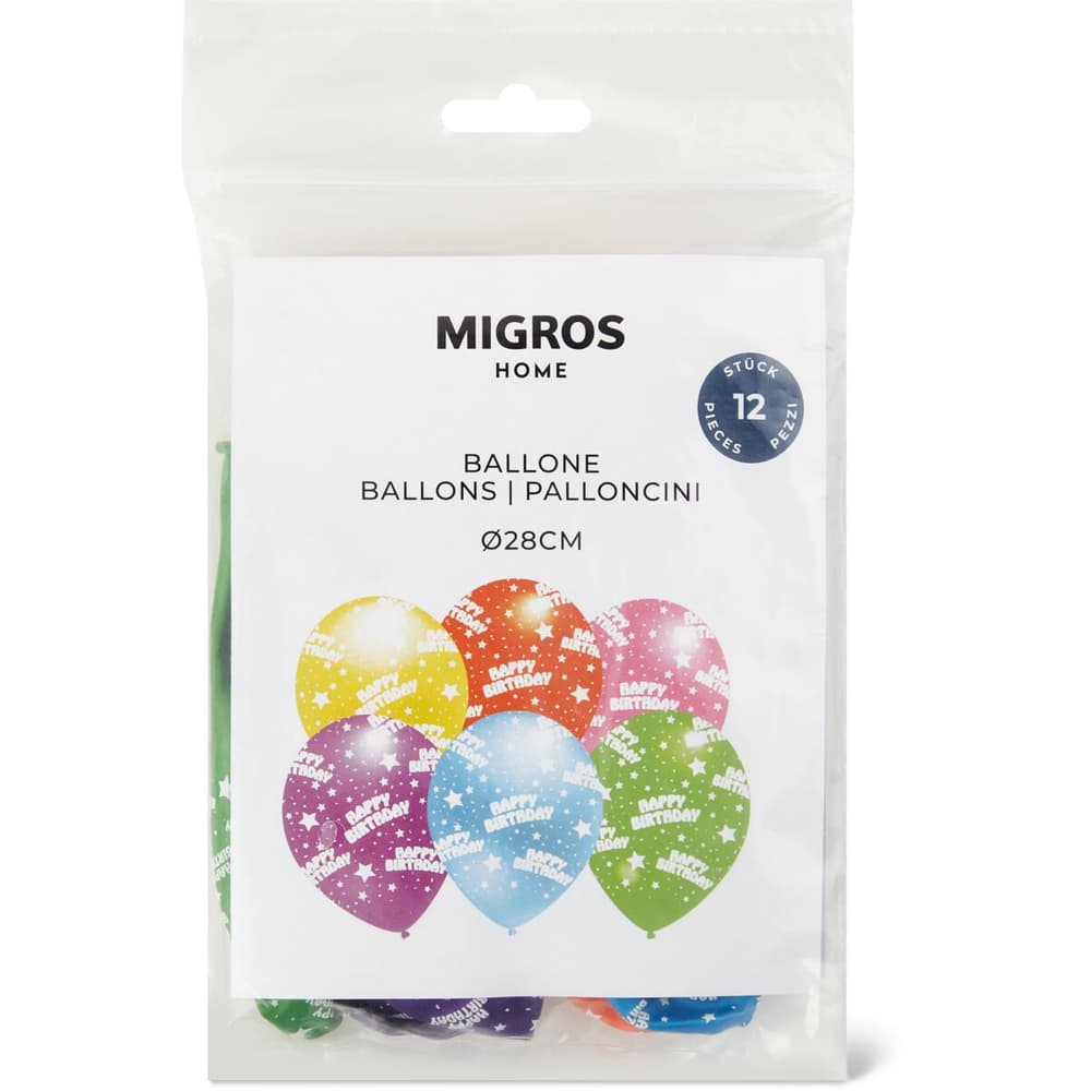 MIGROS HOME · Ballone 12 Stück • Migros