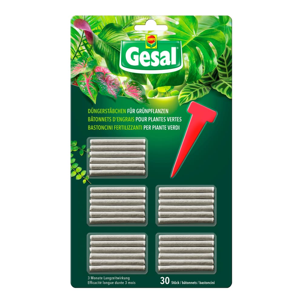 Compo Gesal · Qb_Gesal Düngerstäbchen Grünpflanzen 30 • Migros