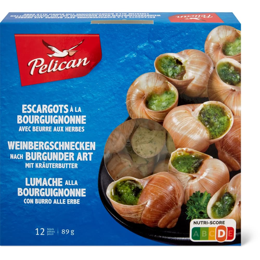 Pelican · Burgundy style snails · with herb butter - 12 pieces • Migros
