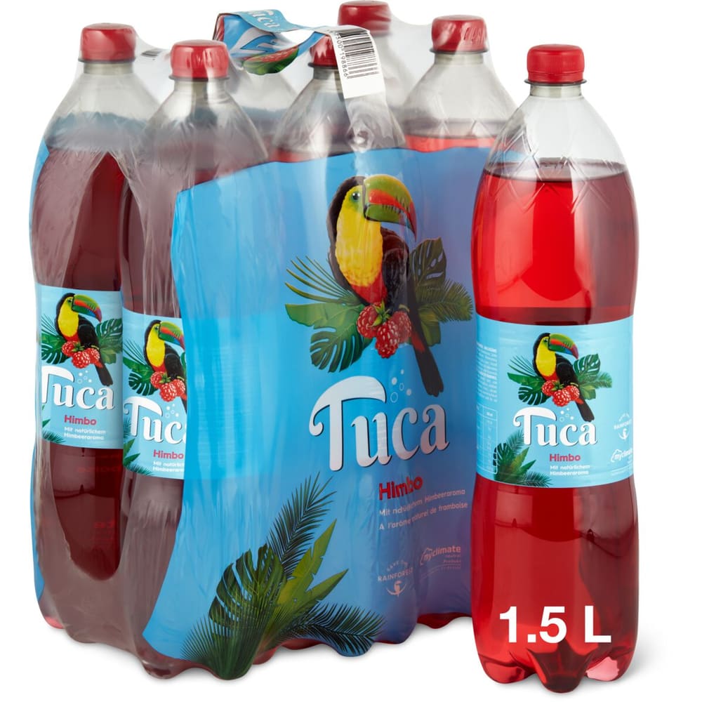 Tuca · Sparkling table water · Raspberry • Migros