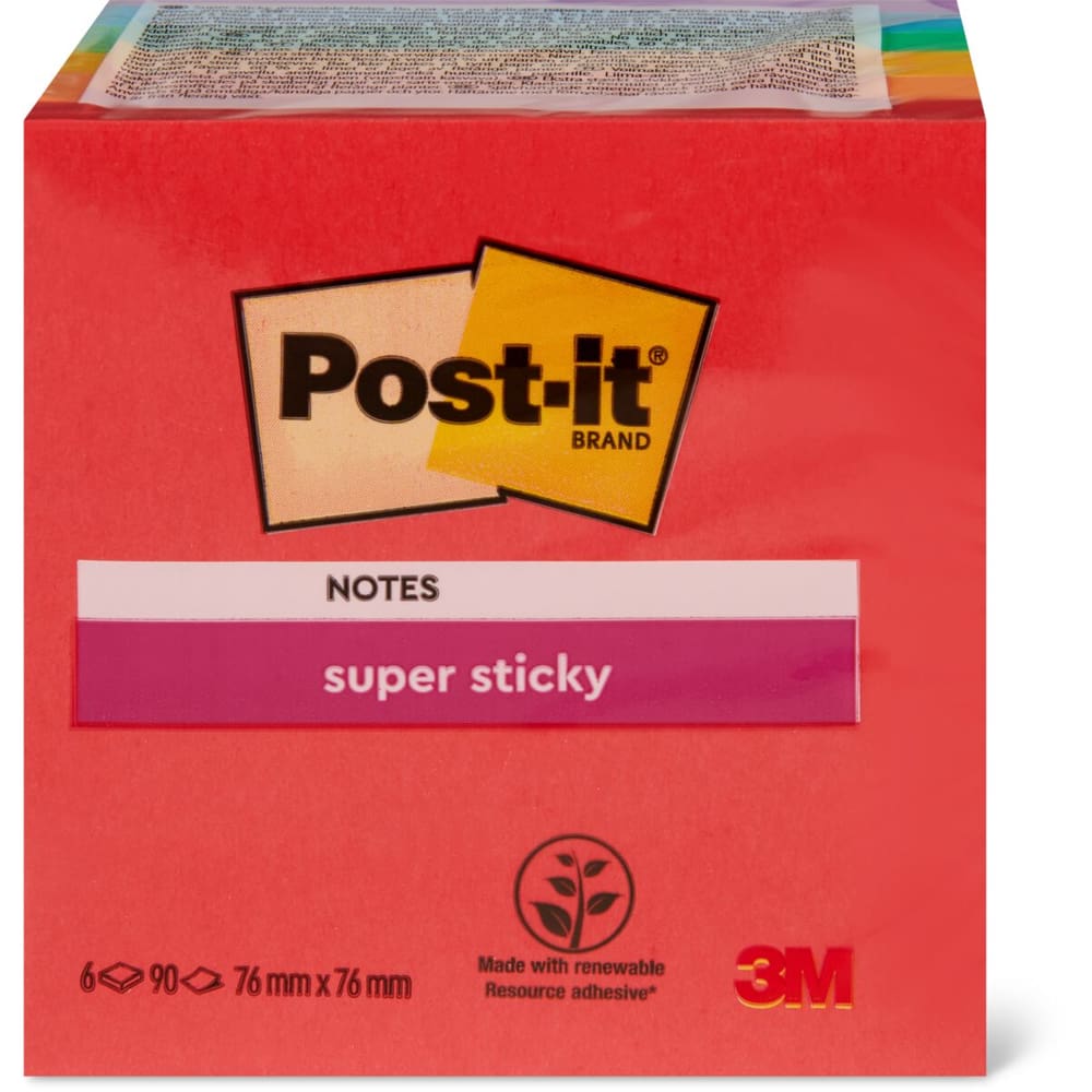Sticky notes 76 x 76 mm • Migros