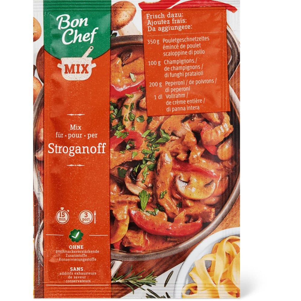 Bon Chef Mix · Stroganoff sauce · dried • Migros