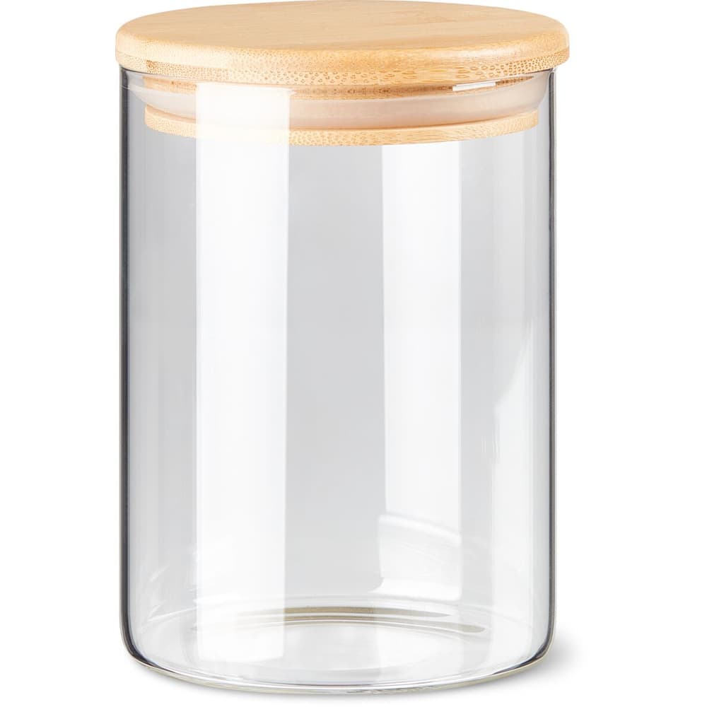 Boite verre ronde couvercle bambou • Migros