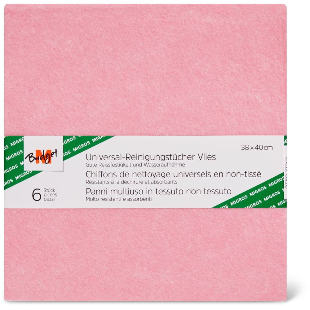 M-Budget · Universal cleaning cloths · 38 x 40 cm • Migros