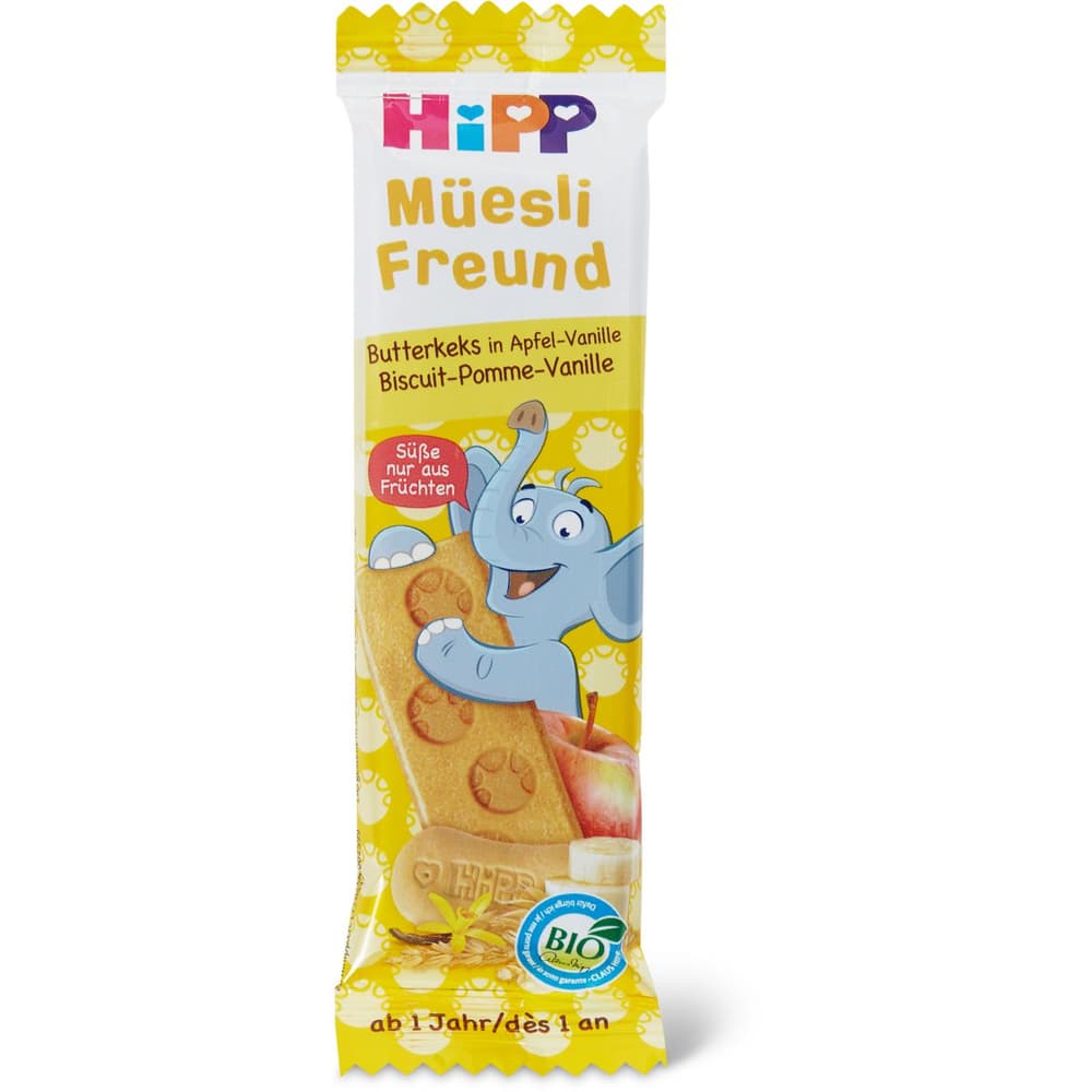 Buy HiPP Bio · Apple and vanilla biscuit · From 12 months • Migros