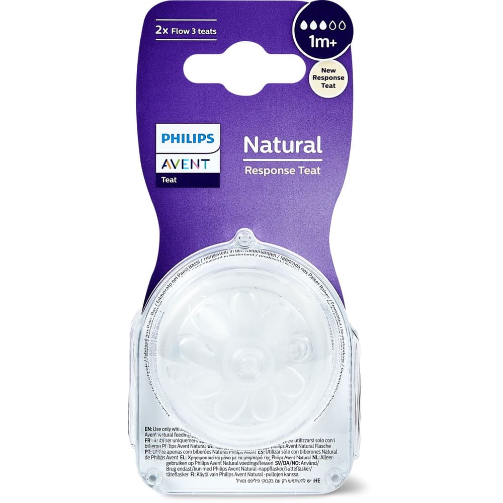 Buy Philips Avent · Teats · Natural Response, +1M, flow 3 • Migros