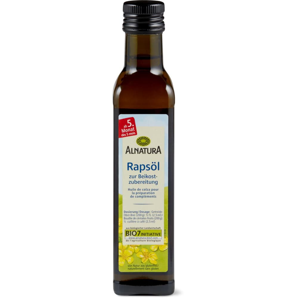 Alnatura · Rapeseed oil for Babys · From 5 months • Migros