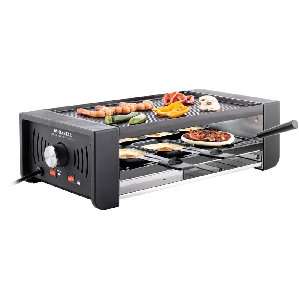 Kaufen Mio Star Raclette & Pizza 8 Deluxe Raclette, Pizza-/Grillgerät • Migros