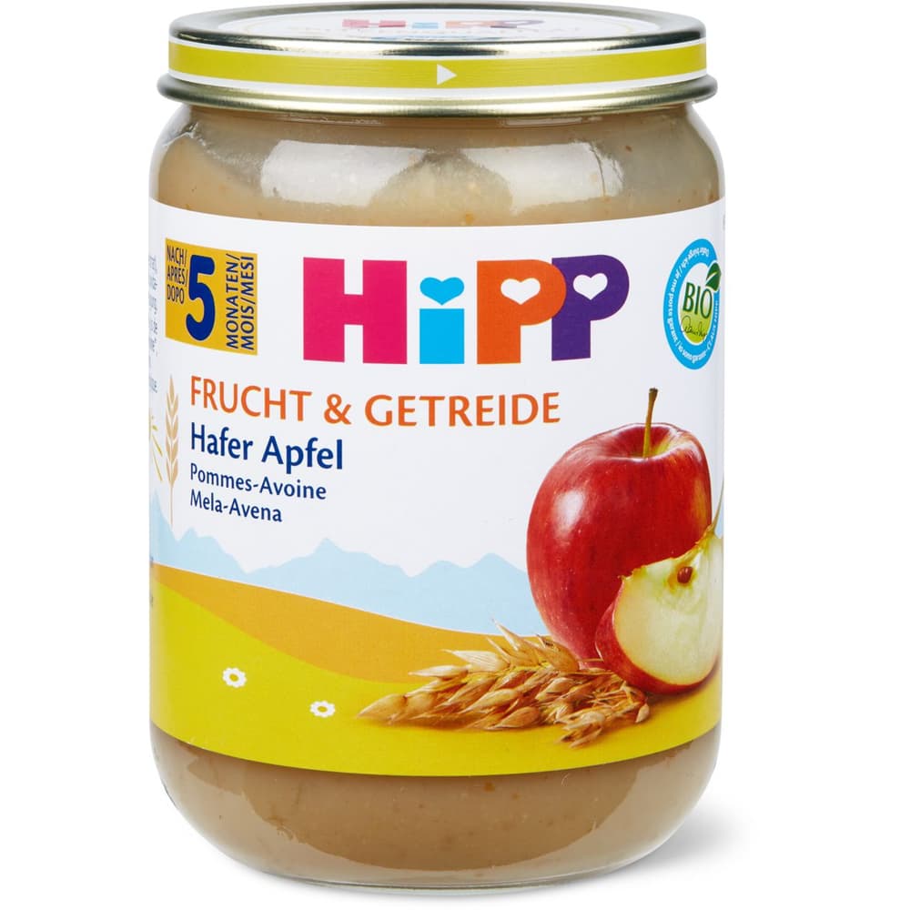 HiPP Bio · Babygläschen Hafer Apfel · Ab 5 Monaten • Migros Online