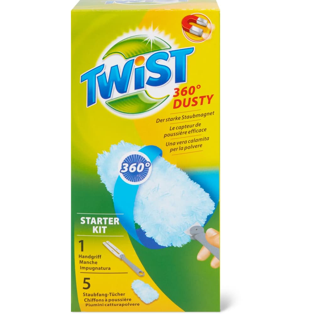 Twist 360° Dusty · Dust magnet starter kit • Migros