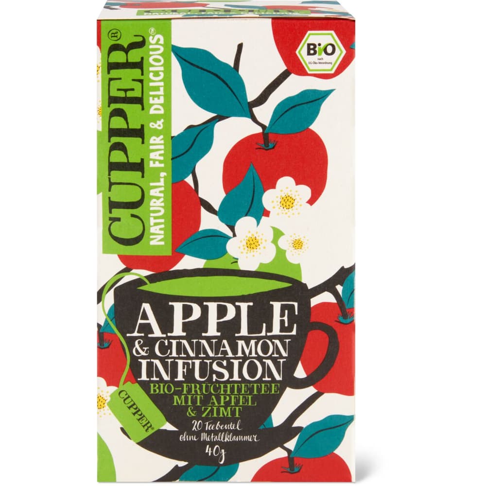 Buy Cupper · Herbal Tea · apple cinnamon • Migros