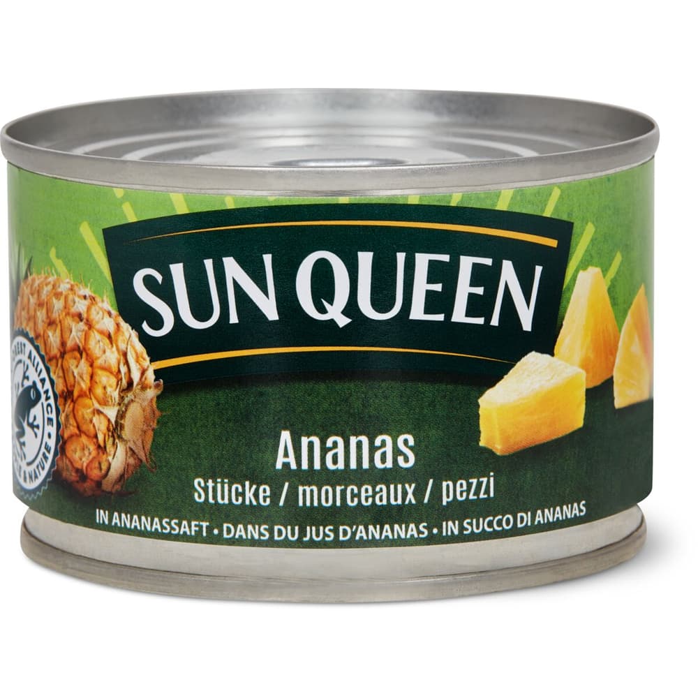 Sun Queen · Pineapple pieces in pineapple juice • Migros