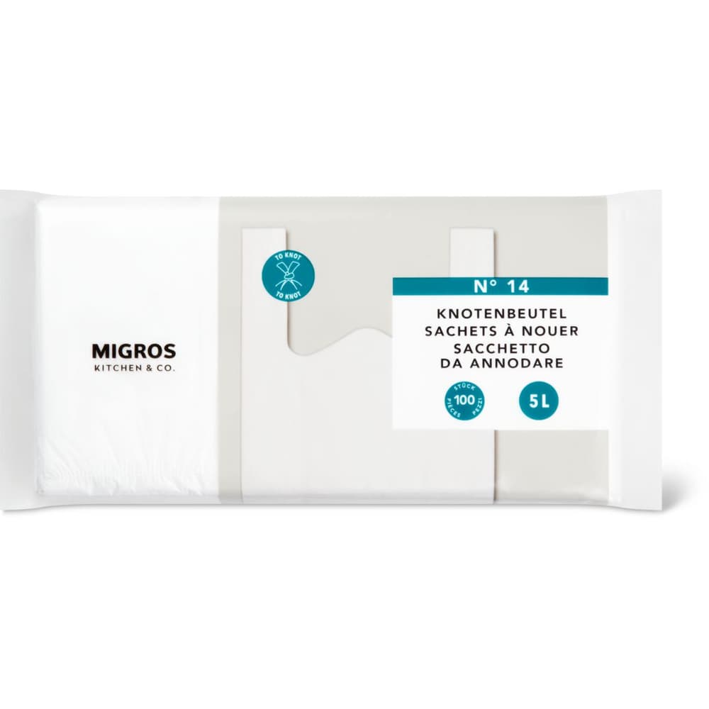 Migros Kitchen & Co. N°14 · Sachet à nouer · 5l, 45 x 200cm • Migros