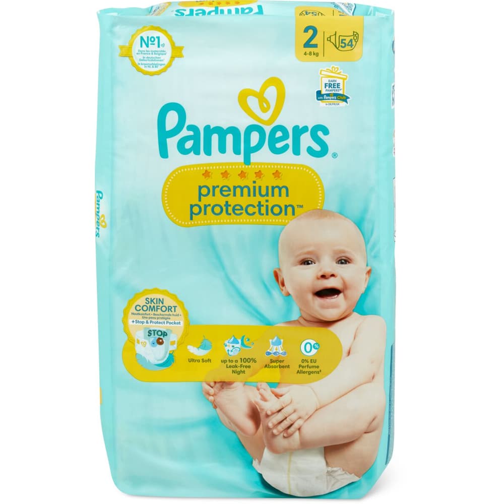 Pampers Premium Protection · Windeln · Grösse 2, 4-8kg • Migros