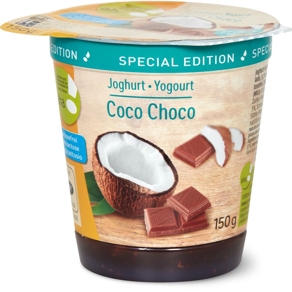 aha! · Yogurt Senza lattosio · Coco Choco • Migros Online