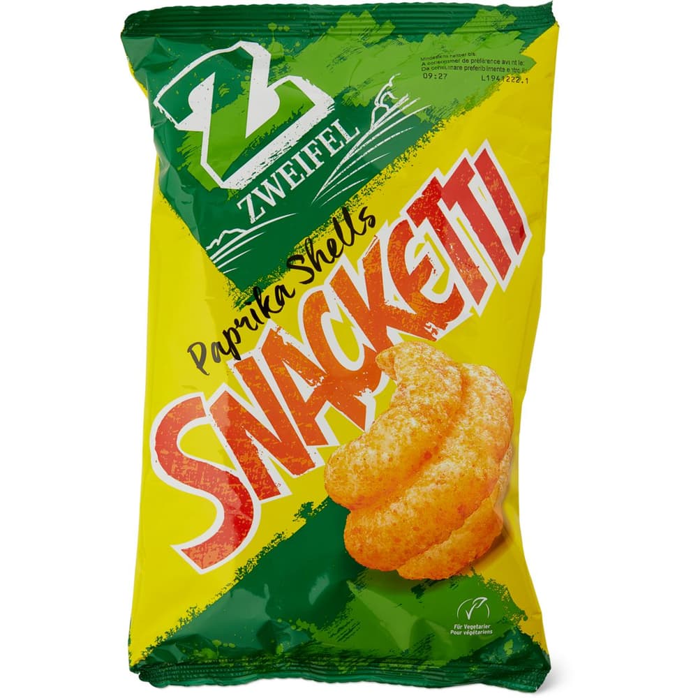 Kaufen Zweifel Snacketti · Kartoffelstärkesnack · Mit Paprika • Migros