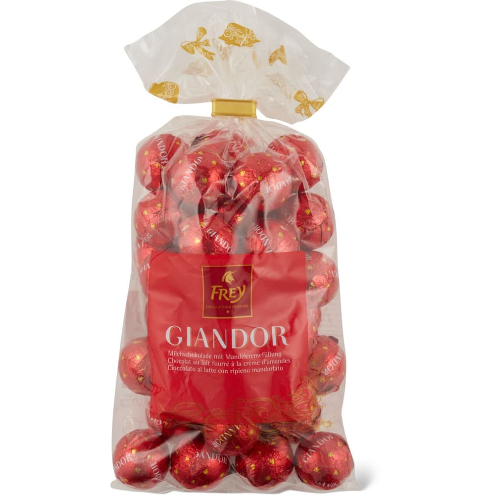 Frey Giandor · chocolate balls · Milk chocolate with almond cream ...