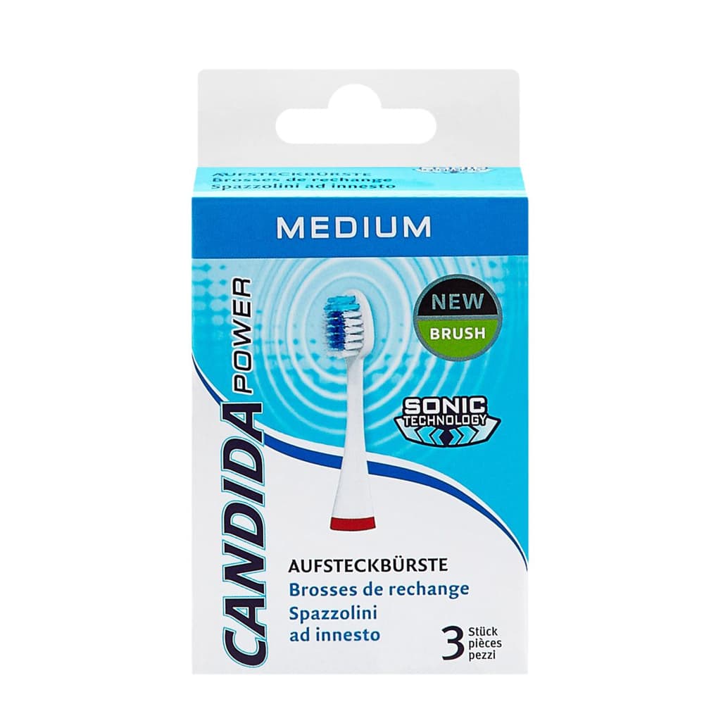 Candida Power · Aufsteckbürsten · Medium • Migros