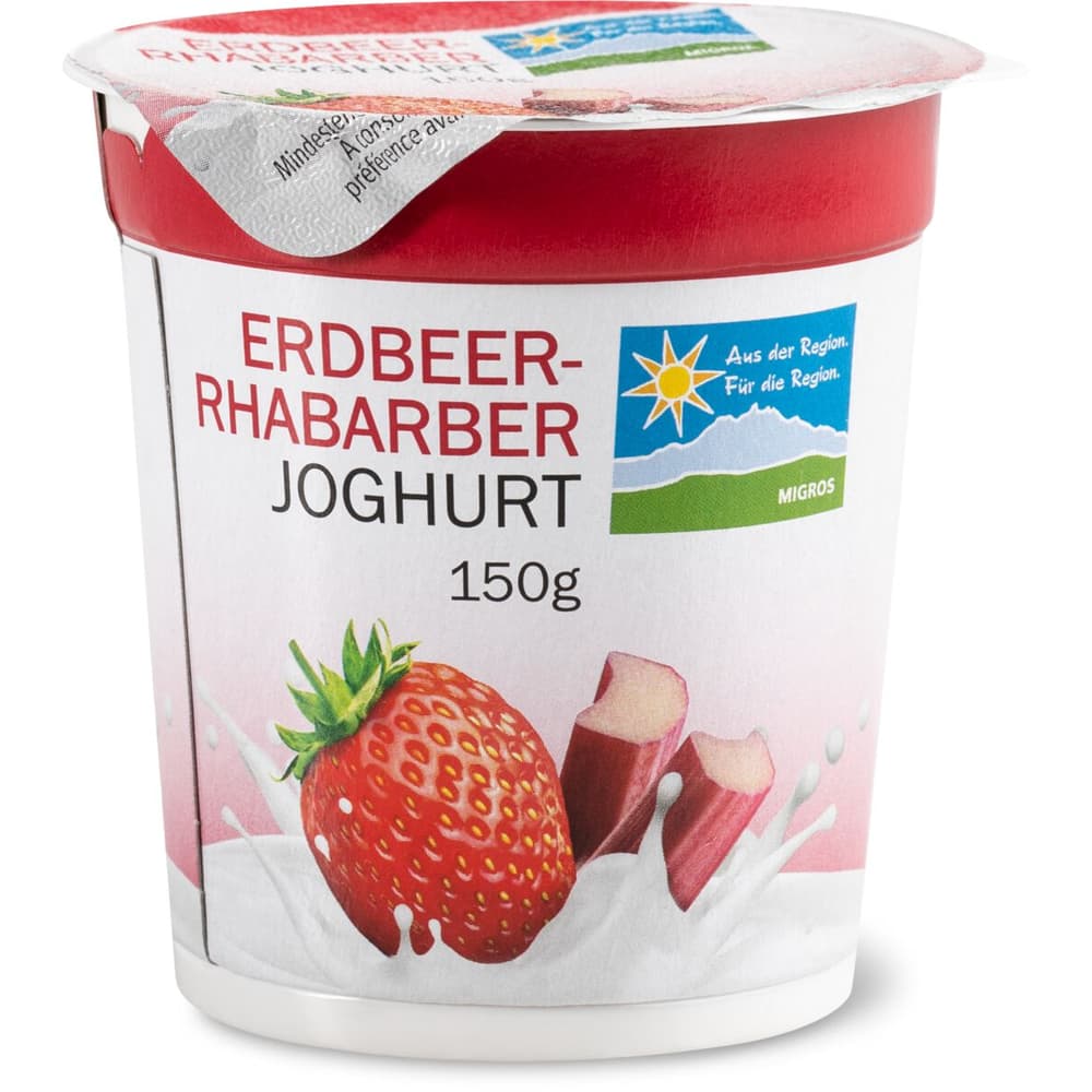 Joghurt Erdbeer Rhabarber • Migros