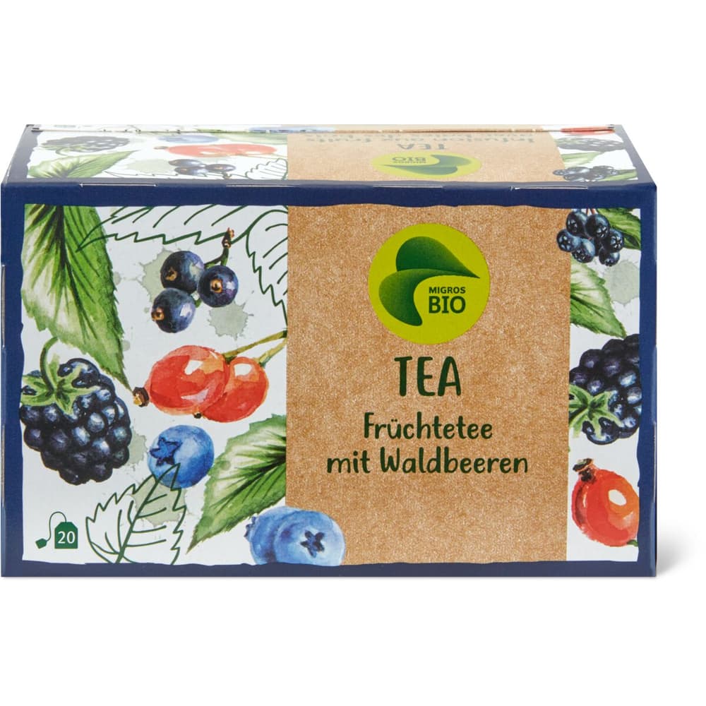 Migros Bio · Flavored fruit and herb tea blend · with wild berry taste ...