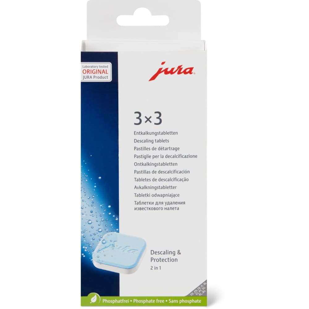 Jura · Descaling tabs · Original • Migros