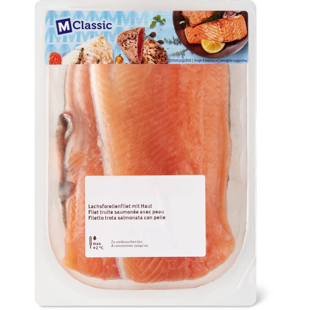 M-Classic · Filet de truite saumonée avec peau • Migros