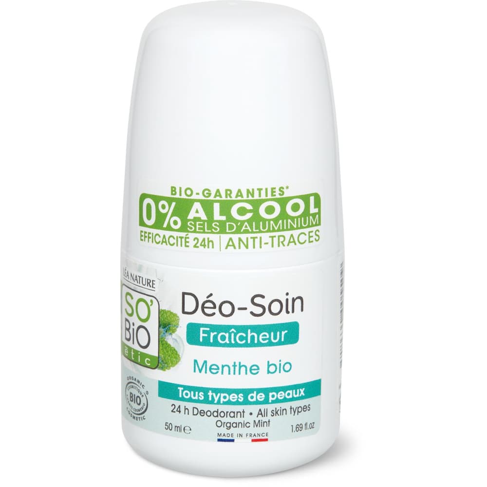 SoBio Deo Roll on Soin Menthe Bio • Migros