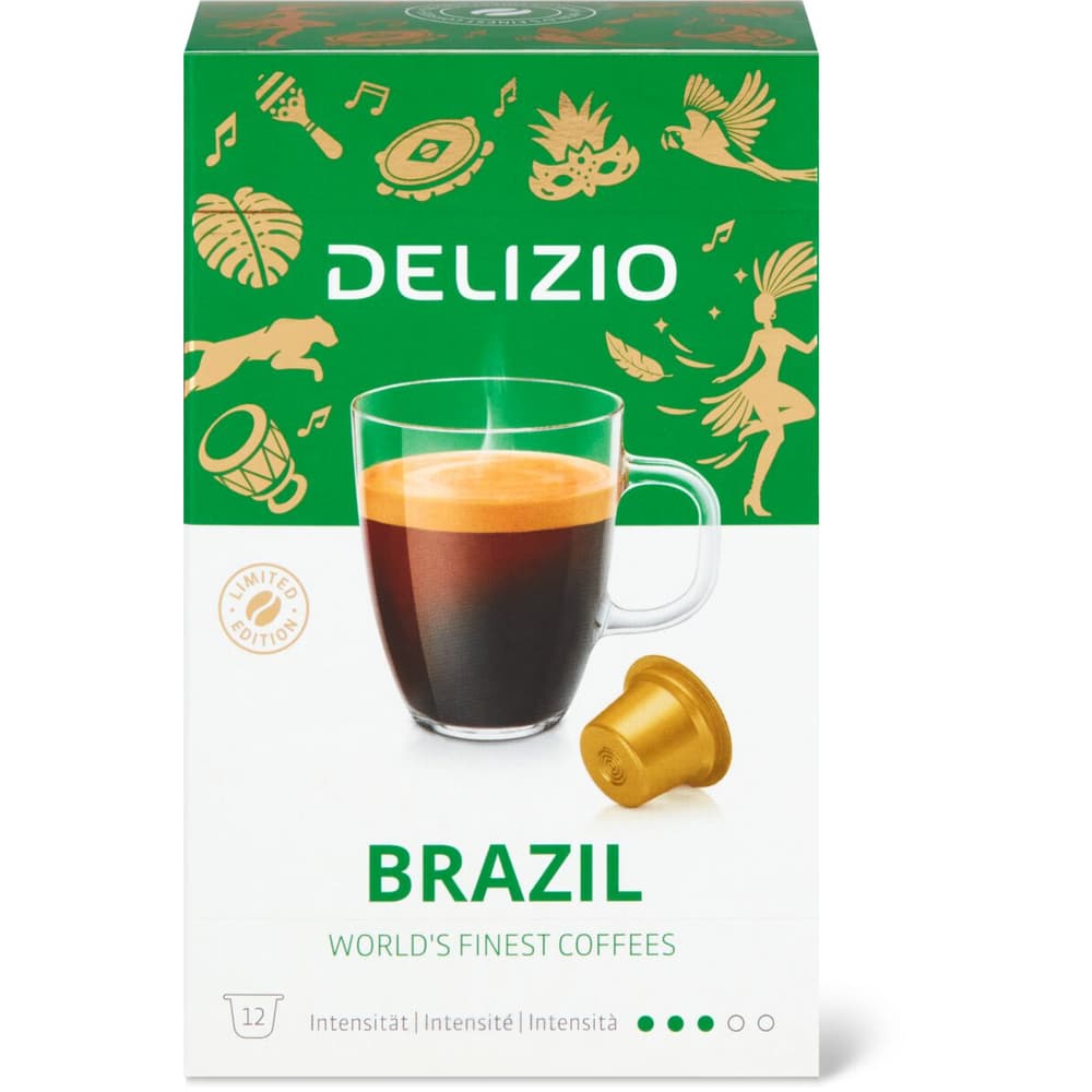 Delizio · Capsules de café · Brazil, système Delizio • Migros