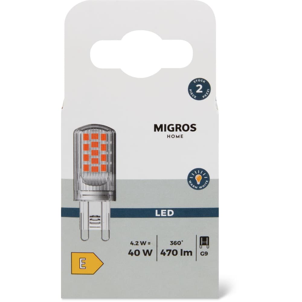MIGROS HOME · M-HOME LED STAR PIN 40W G9 DUO • Migros