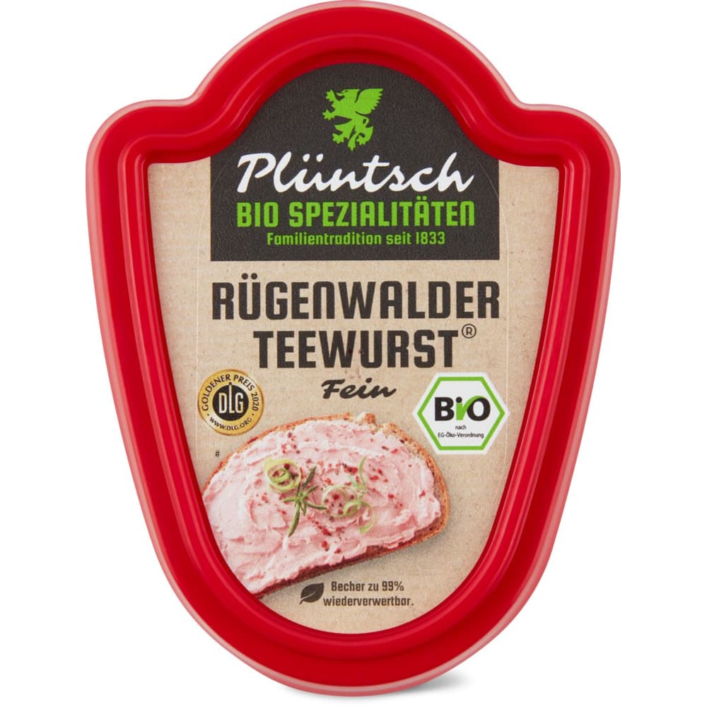 Rügenwalder Bio Teewurst fein • Migros