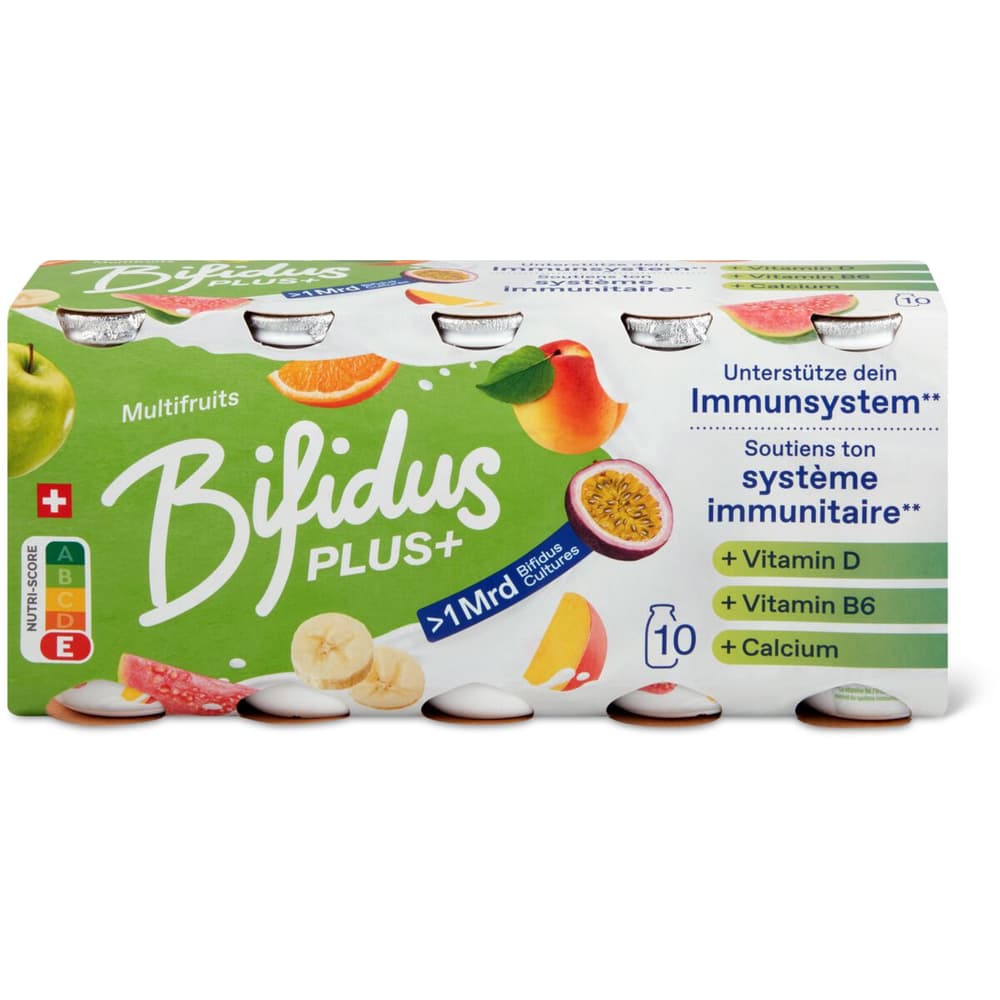 Bifidus · Yogourt Drink · Multivitamin • Migros