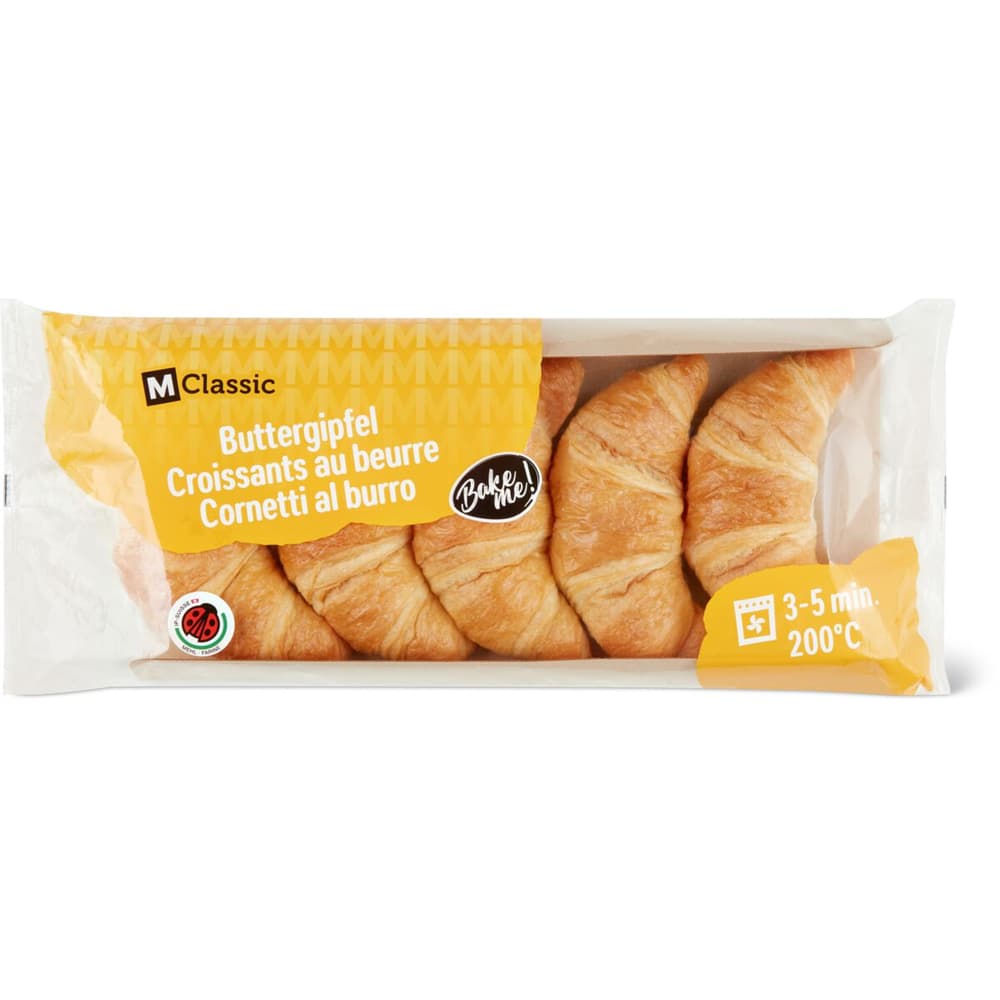 M-Classic · Butter croissants · pre-baked • Migros