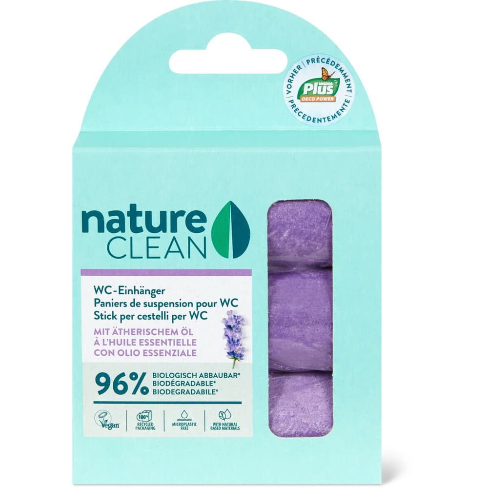 Nature Clean · Refill for toilet rim block · 3 x 56g, with essential ...